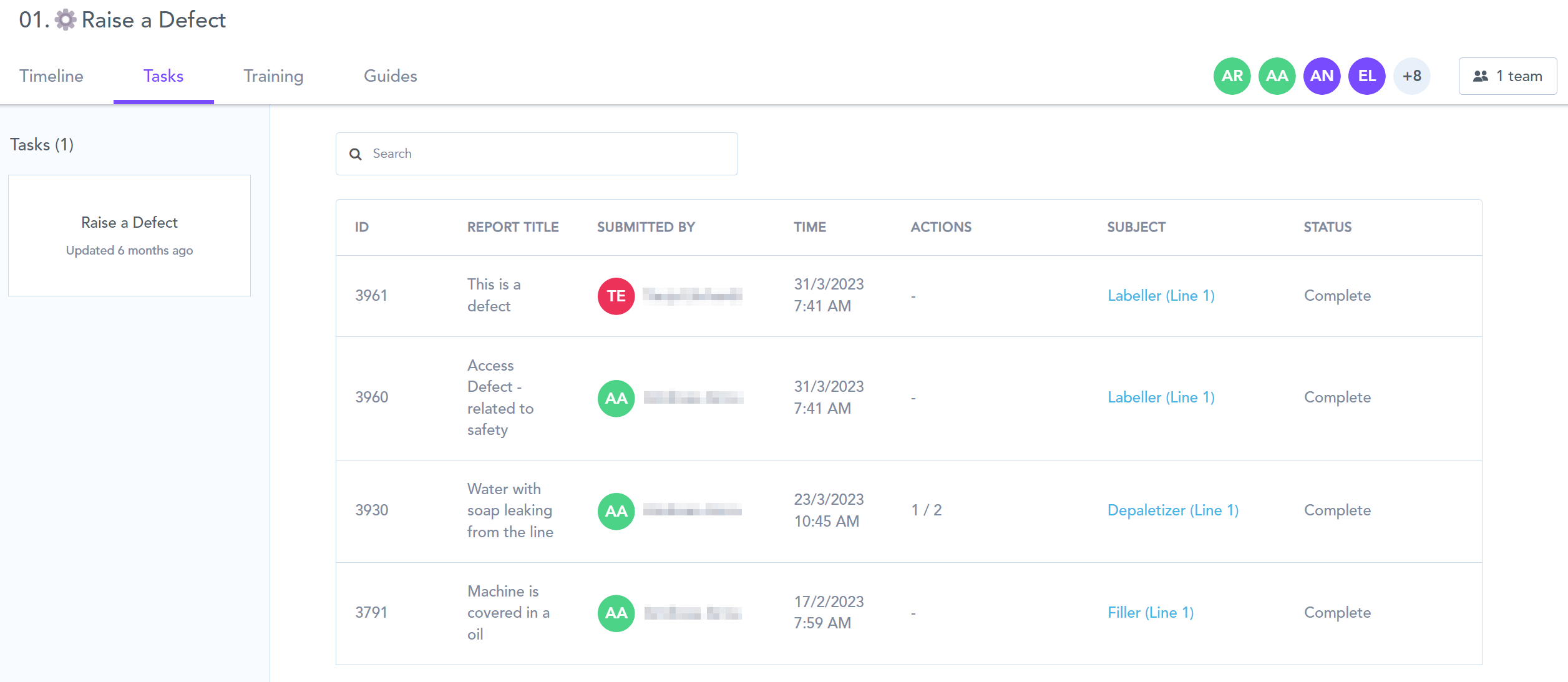 Task Flows – Zaptic
