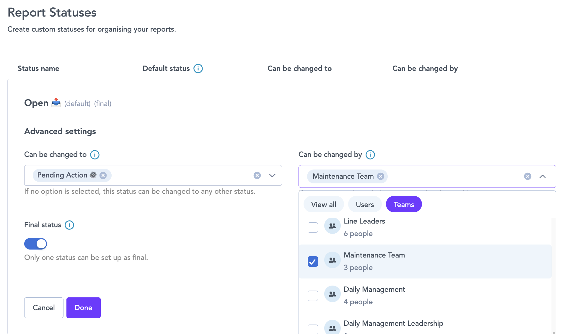Task Scheduling, Triggers, Statuses and Settings – Zaptic